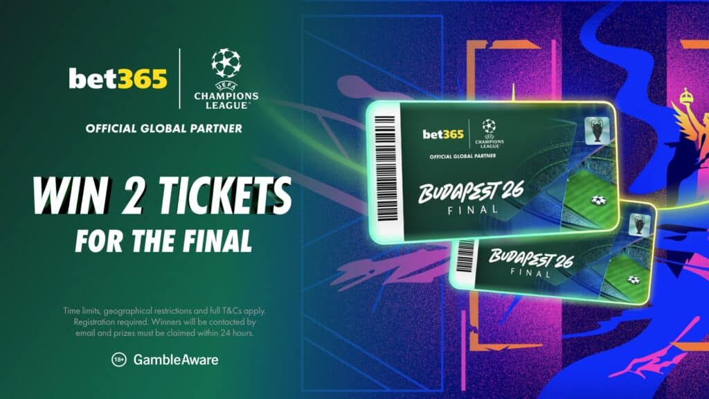 bet365 UCL Ticket Giveaway: Win Final Tickets 2026